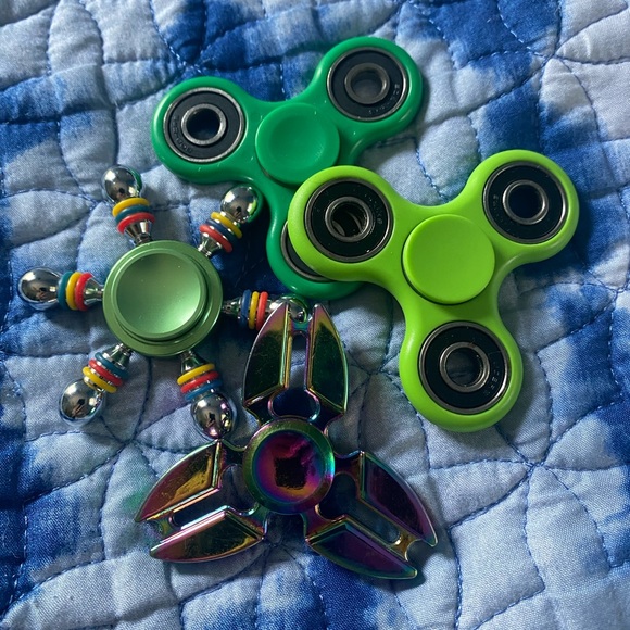 Toys | 4 Fidget Spinners | Poshmark